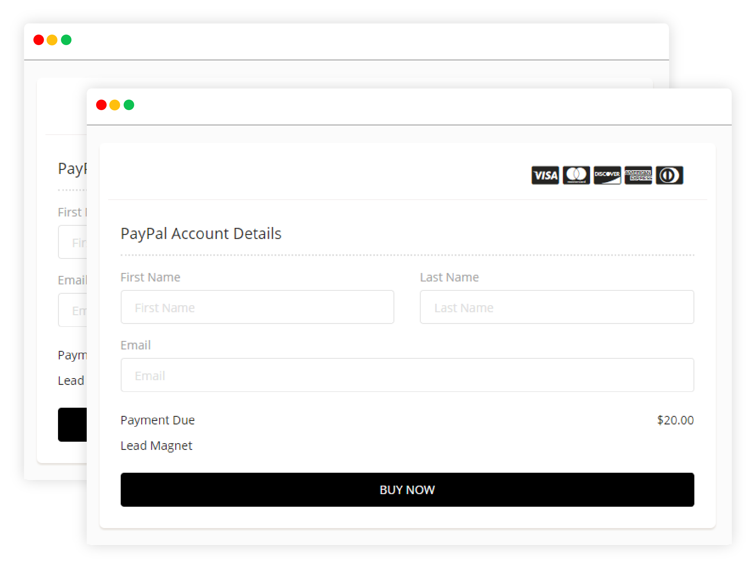Checkout Pages - ProductDyno